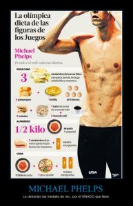 La dieta de Michael Phelps… (vocabulario: la comida) | estudiafeliz